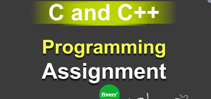 Do c or cpp programming assignments by Nabeelnawaz01 | Fiverr Do c or cpp programming assignments by Nabeelnawaz01 | Fiverr