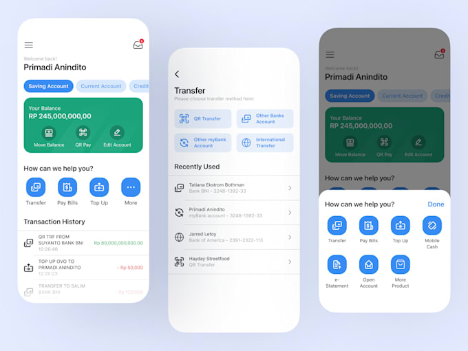 Design stunning ui ux for your app by Primadianindito | Fiverr