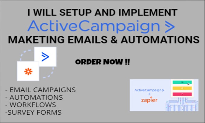Setup automation using activecampaign by Khurramnaveed71 | Fiverr