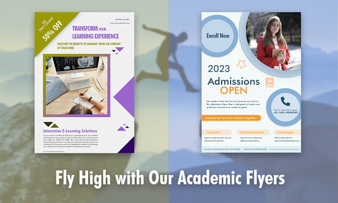 Design academic flyer brochure poster by M_zeeshan_ | Fiverr