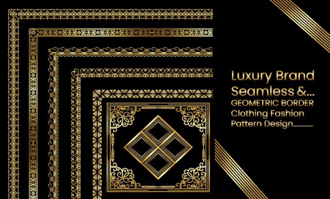 Luxury seamless floral clothing border by Designplantart | Fiverr