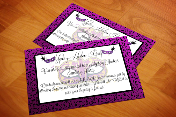 Customize this mystery hostess party invitation for you by ...