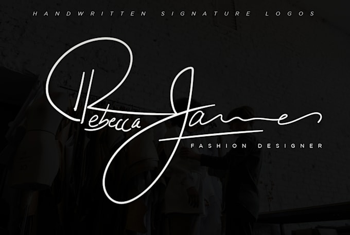 Do a handwritten signature autograph script logo by H5n007 | Fiverr
