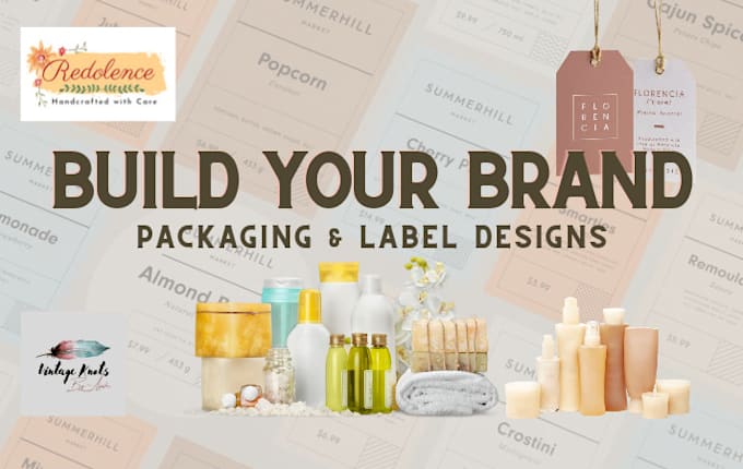 Create product label packaging design hang tag for your brand by ...