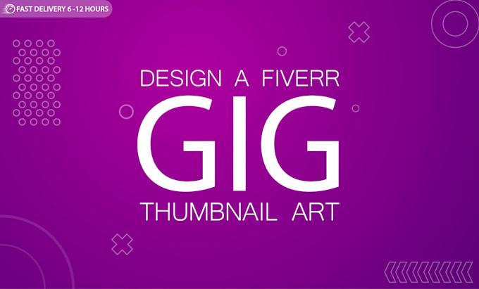 Design fiverr gig image, thumbnail, cover photo in 6 hours by ...