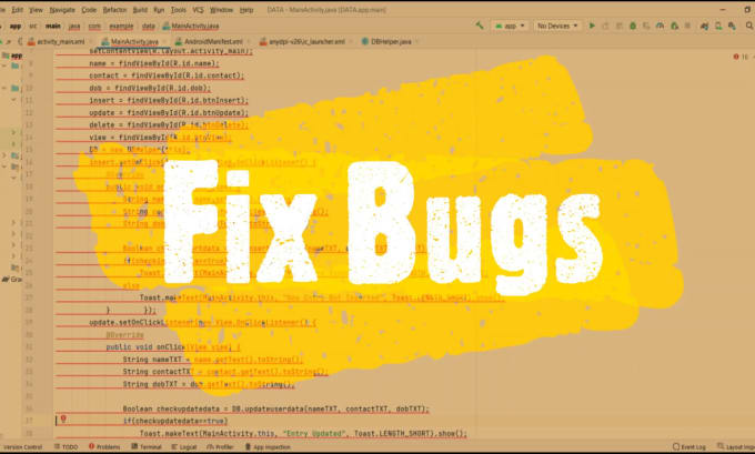 Fix android app issues, bugs and debug in android studio by Touqeer586 ... Fix android app issues, bugs and debug in android studio by Touqeer586 ...