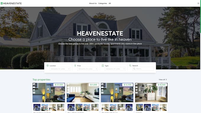 Build full stack nextjs website by Nirvanzentinal | Fiverr
