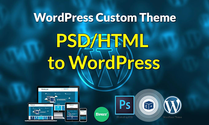 Convert psd to wordpress using elementor pro by Maibmb | Fiverr