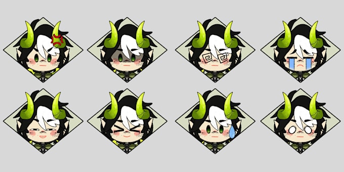 Draw and rig a live2d vtuber smol crayon scuffed model by Rutuli | Fiverr