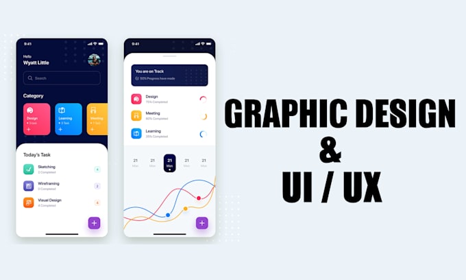 Do ui ux design, website, dashboard, mobile app any graphic design by ...