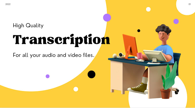 Transcript your audio and video files by Devagarwalla | Fiverr