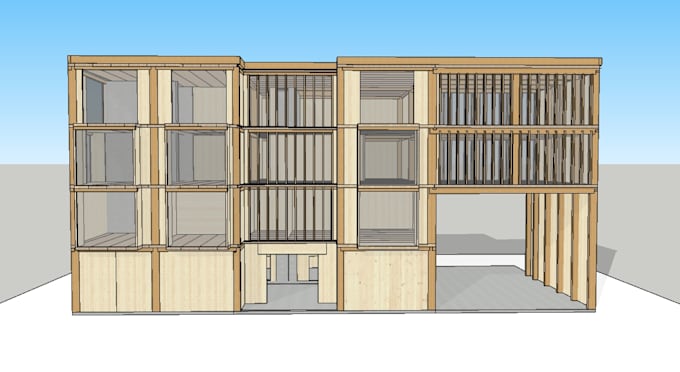 Make the structural design with clt panels by Zeynepilkdogmus | Fiverr