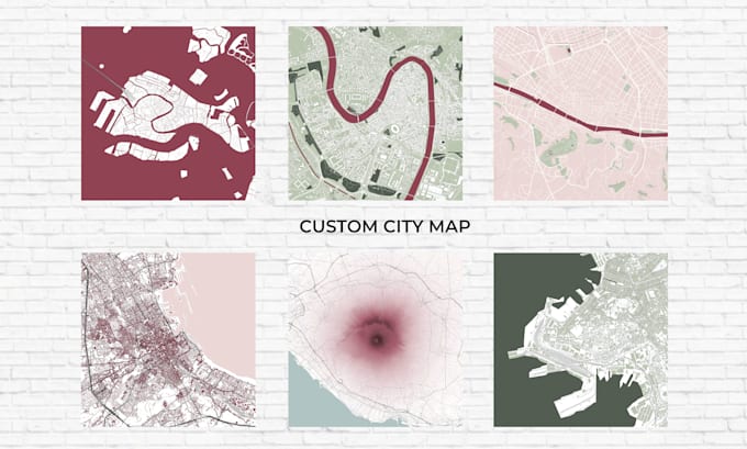 Create a city wall map poster any place, any color you like by Gimaps ...