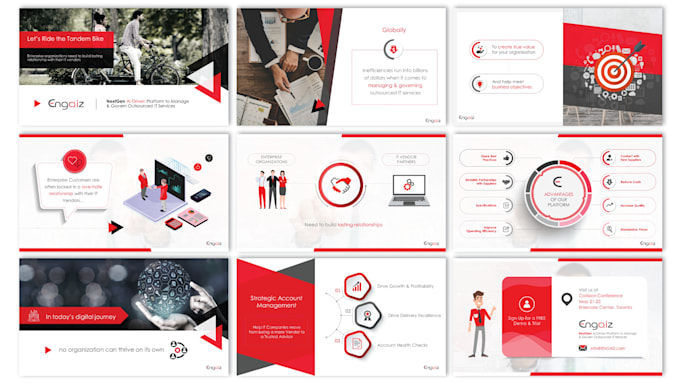 Design a powerpoint presentation with visually appealing infographics ...