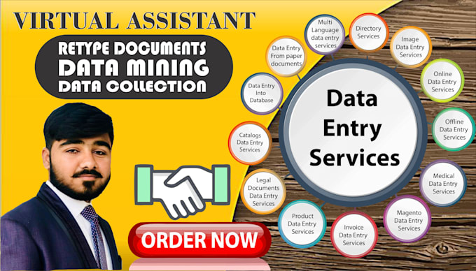 Do data entry, copy paste, data mining, and data collection by Muhammad95munim | Fiverr