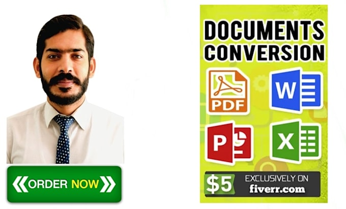 Do accurate documents conversion by Qasirpk | Fiverr