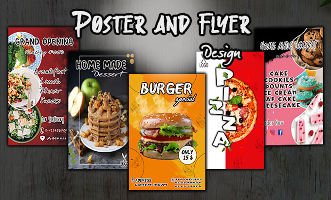 Design impressive food poster for your event , party by Memo258 | Fiverr