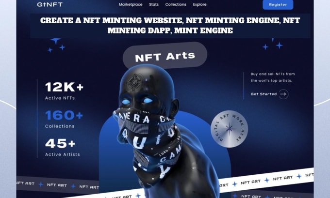 Create nft minting website, nft mint engine, minting dapp, mint nft ... Create nft minting website, nft mint engine, minting dapp, mint nft ...