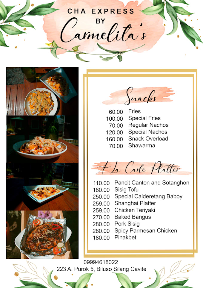 Create your menu layout based on your shop theme by Geek143 | Fiverr