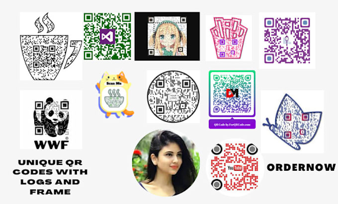 Create unique qr code, qr code generator, and qr code design by ...