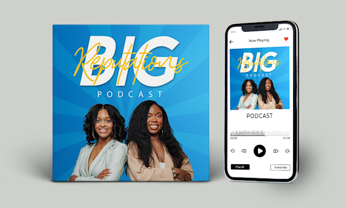 Design a professional and creative podcast cover by Inkcreo | Fiverr