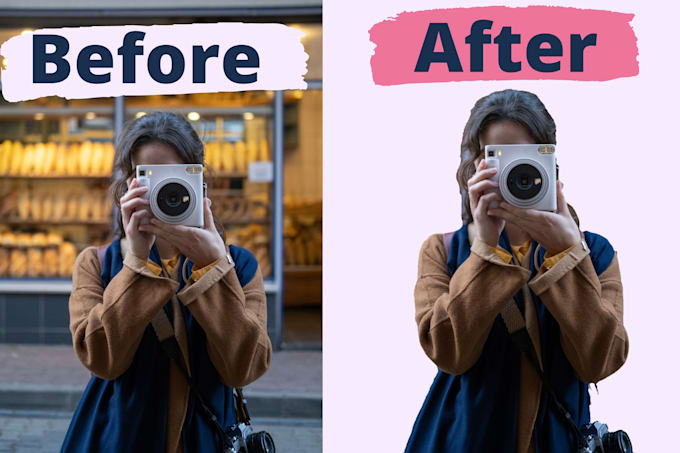 Enhance photo quality cut out images and remove background by Animesta ...