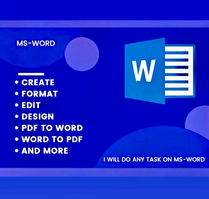 Format and design your microsoft word document by Muhammadfaiq20 | Fiverr