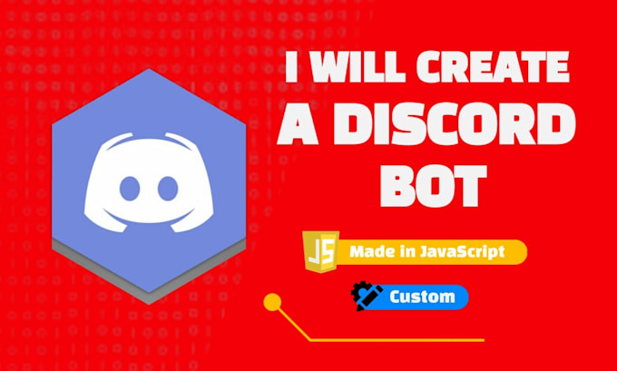 Create a discord bot by Rluca_6448 | Fiverr