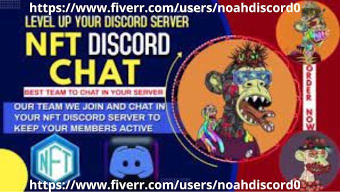 Chat on your nft discord server, hype your crypto project, discord ...