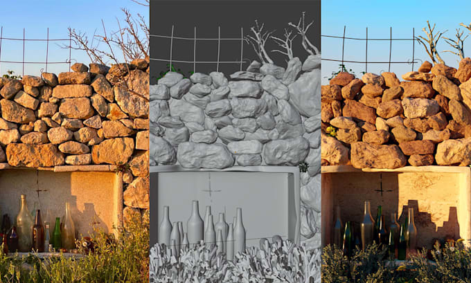 Make realistic textures for your 3d models by Lollillo | Fiverr