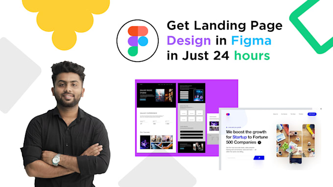 Get high convert landing page design in figma in just 24 hours by ...