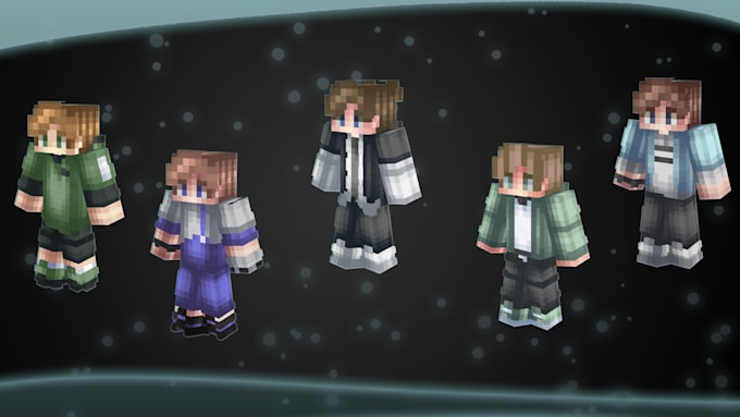Minecraft skin design and drawing by Itskoras | Fiverr