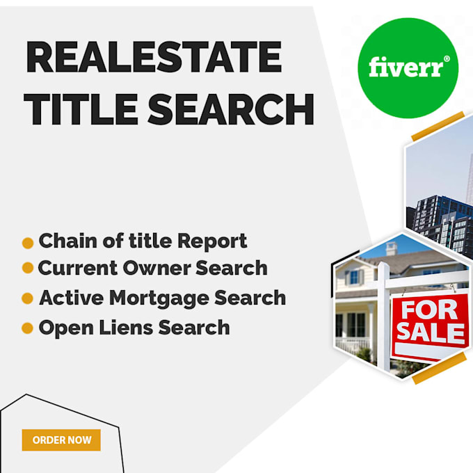 Provide real estate property searches, title search, title chain and ...