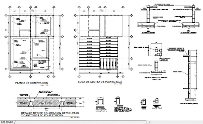 Structural drawings drafting work by Virtualcreat233 | Fiverr