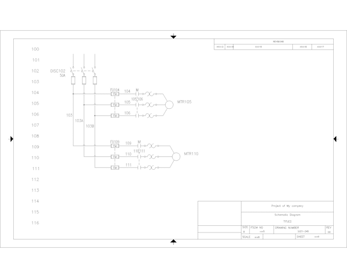 Draw electrical schematics for control panels by Bladimiruran | Fiverr