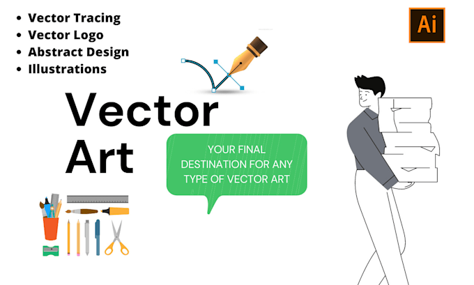 Make vector stunning logo and other vector art by Meetgoti07 | Fiverr