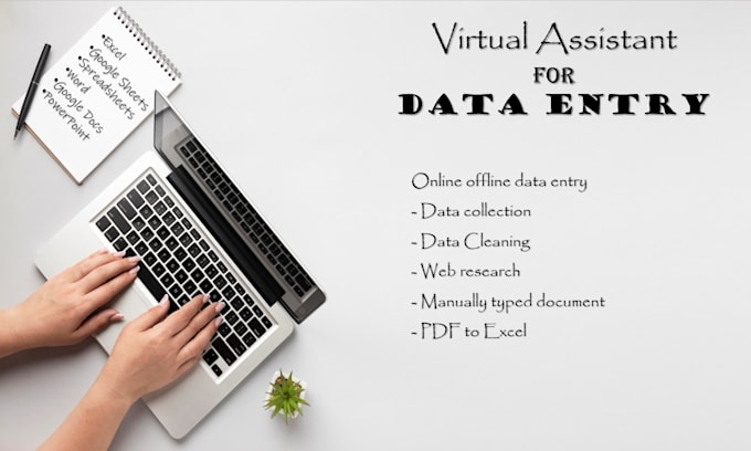 Be your virtual assistant for data entry and excel work by Fahad_a1122 ...