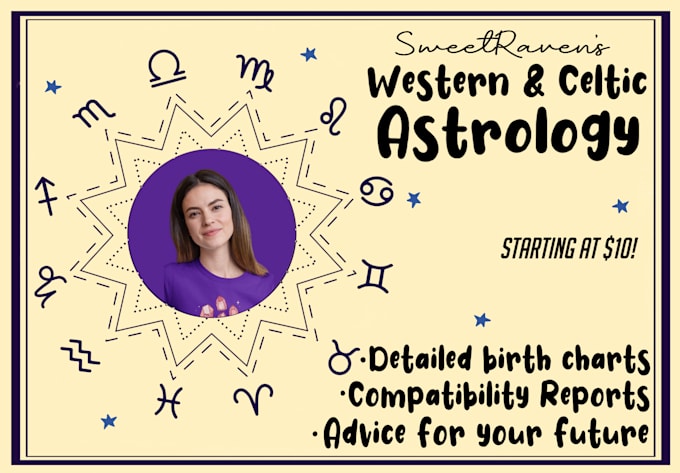 Make detailed astrology chart analysis by Sweet_raven | Fiverr