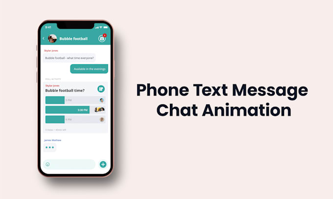 Do text message chat animation by Sourabhkokitkar | Fiverr