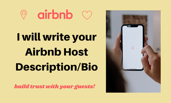 Write airbnb host bio by Elialcala | Fiverr