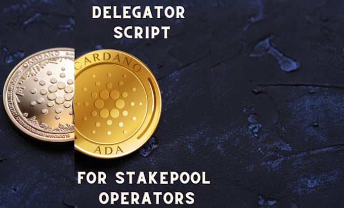 Create a script for cardano stake pool with delegators info by ...