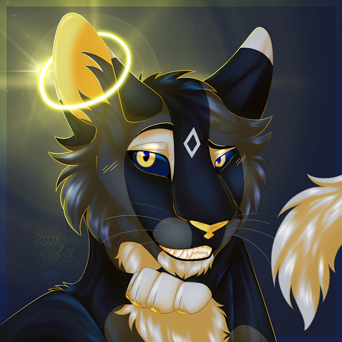Draw an icon of your furry character by Xenoslayerdraws | Fiverr