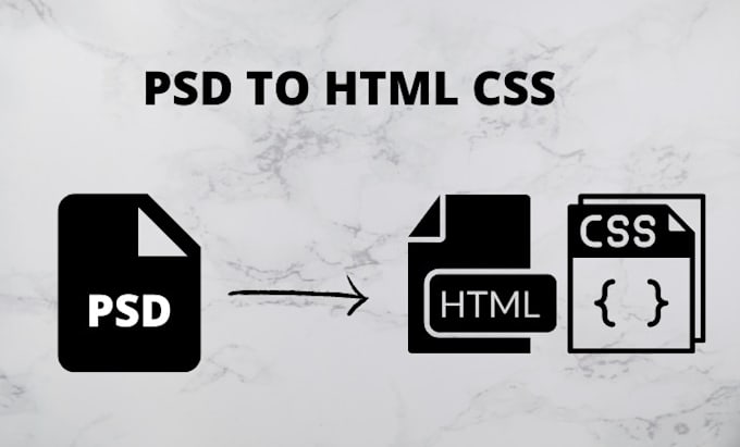 Convert psd to html css website by Marriam_shahid | Fiverr