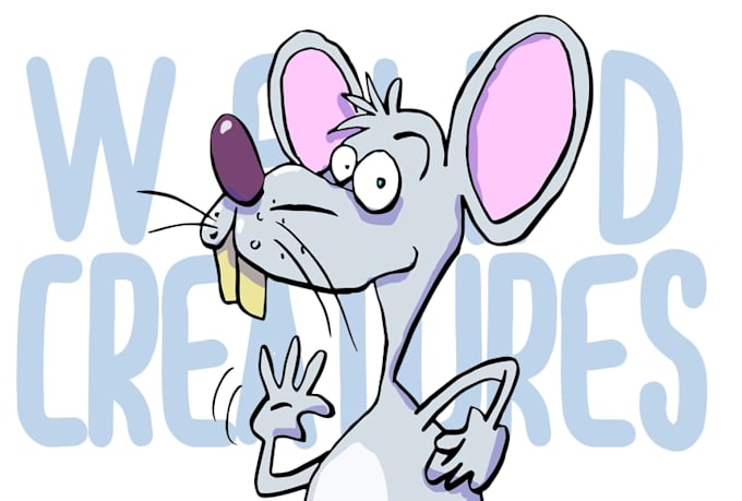 Create a weird creature cartoon fantasy character by Treefree | Fiverr