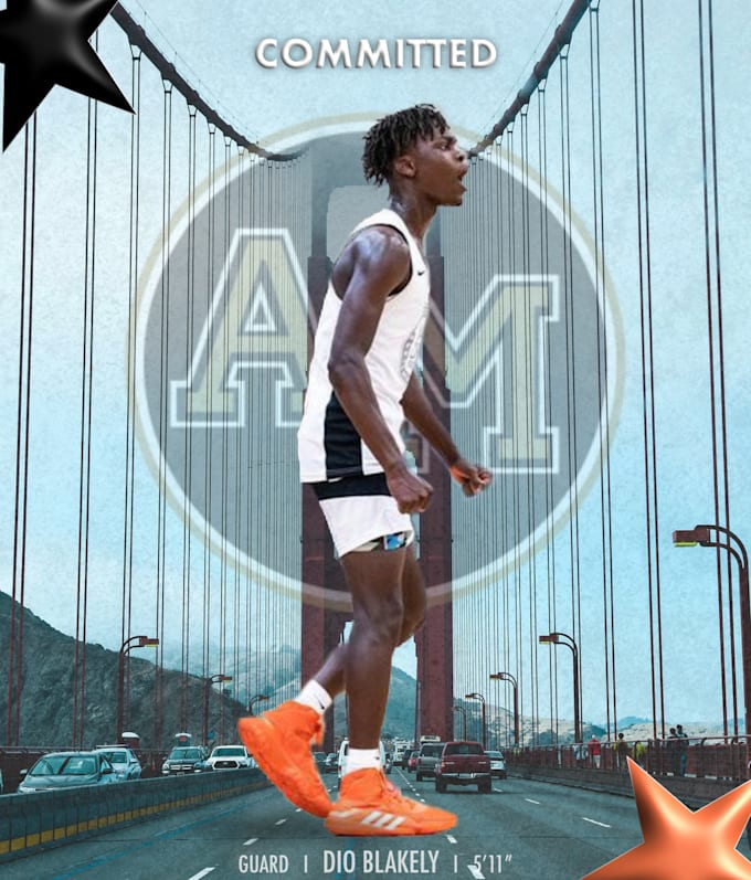 Make you a hs or college commitment graphic by Bevoeds | Fiverr