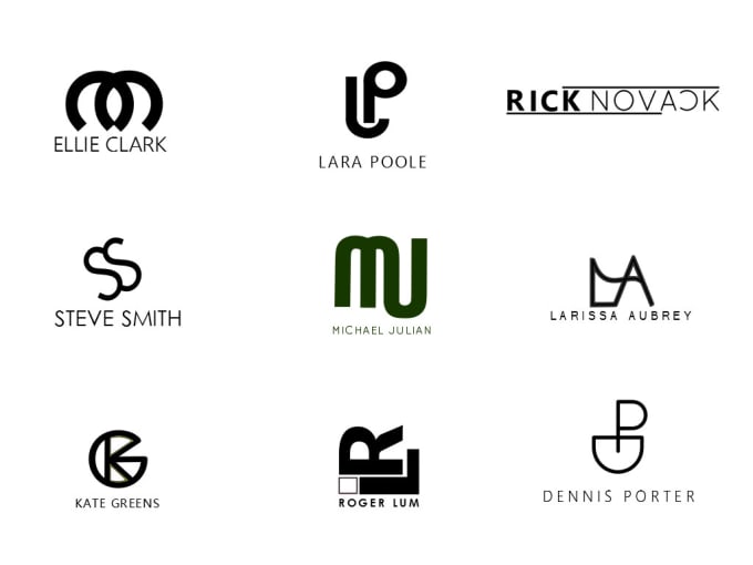 Design unique personal brand letters text logo by Ghaxalraxa_7 | Fiverr