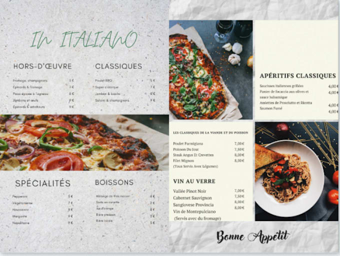 Design a creative and impressive menu food design for your by Ibtishi ...