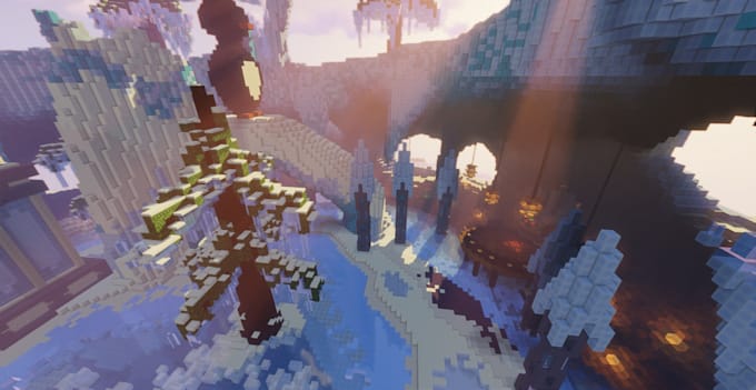 Build minecraft ice pvp map for your server by Redhaiq | Fiverr