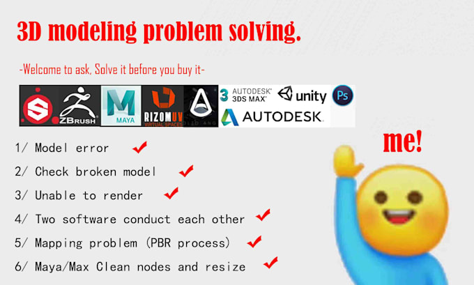 Fix your 3d modle or resolving file issues by Cici_ztf | Fiverr