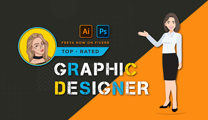 Do top rated graphic design in illustrator and photoshop by Maven555 ...